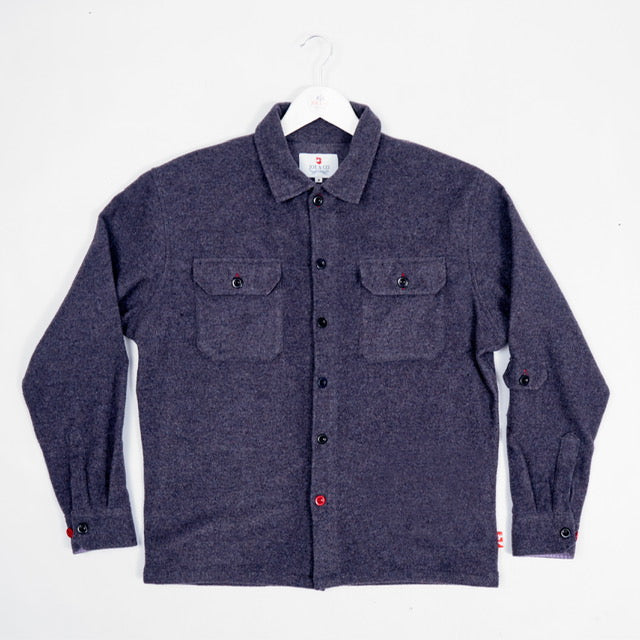 Paxton 35 Purple British Wool Over Shirt – Joe & Co Denim / Apparel