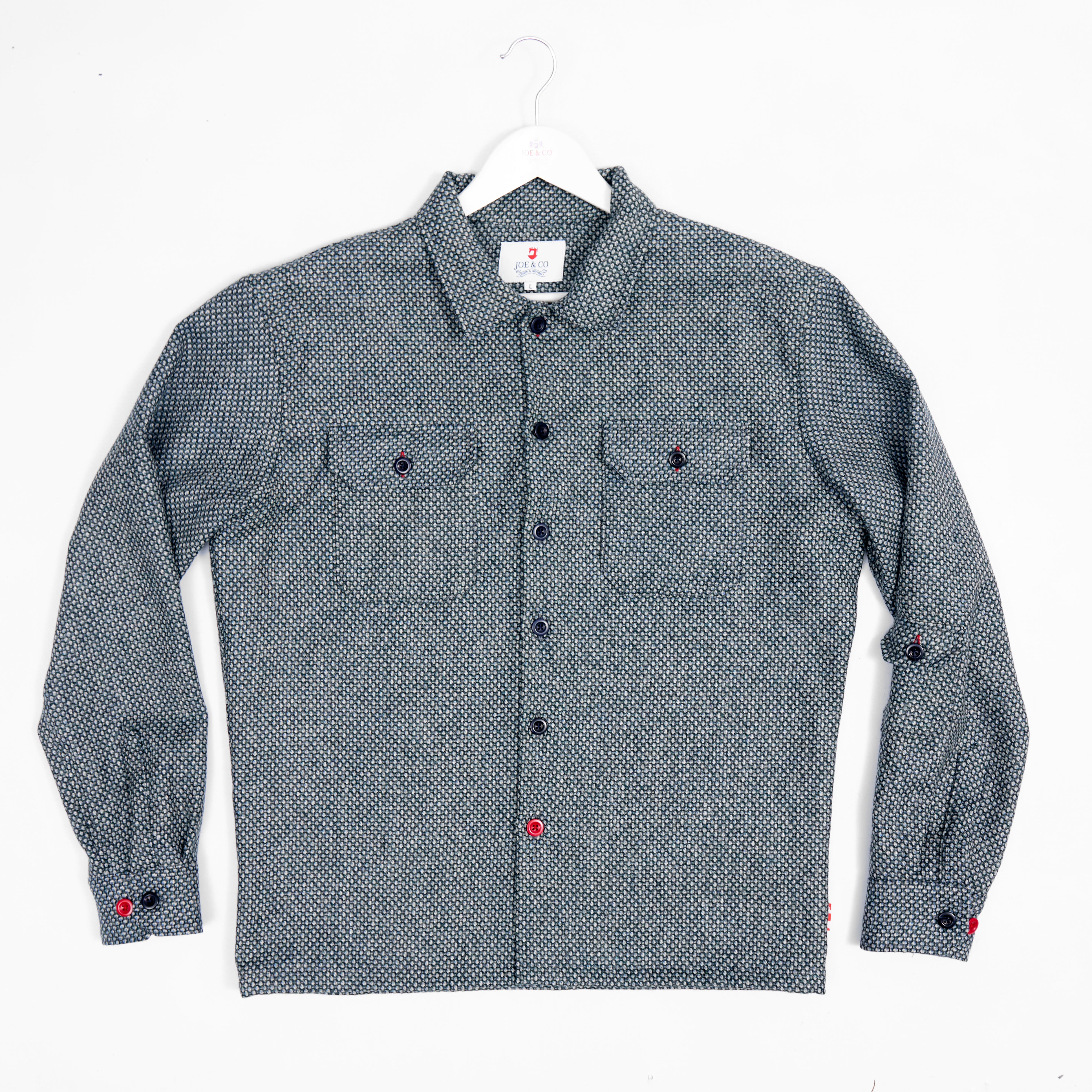 Paxton 34 British Wool Slub Over Shirt – Joe & Co Denim / Apparel