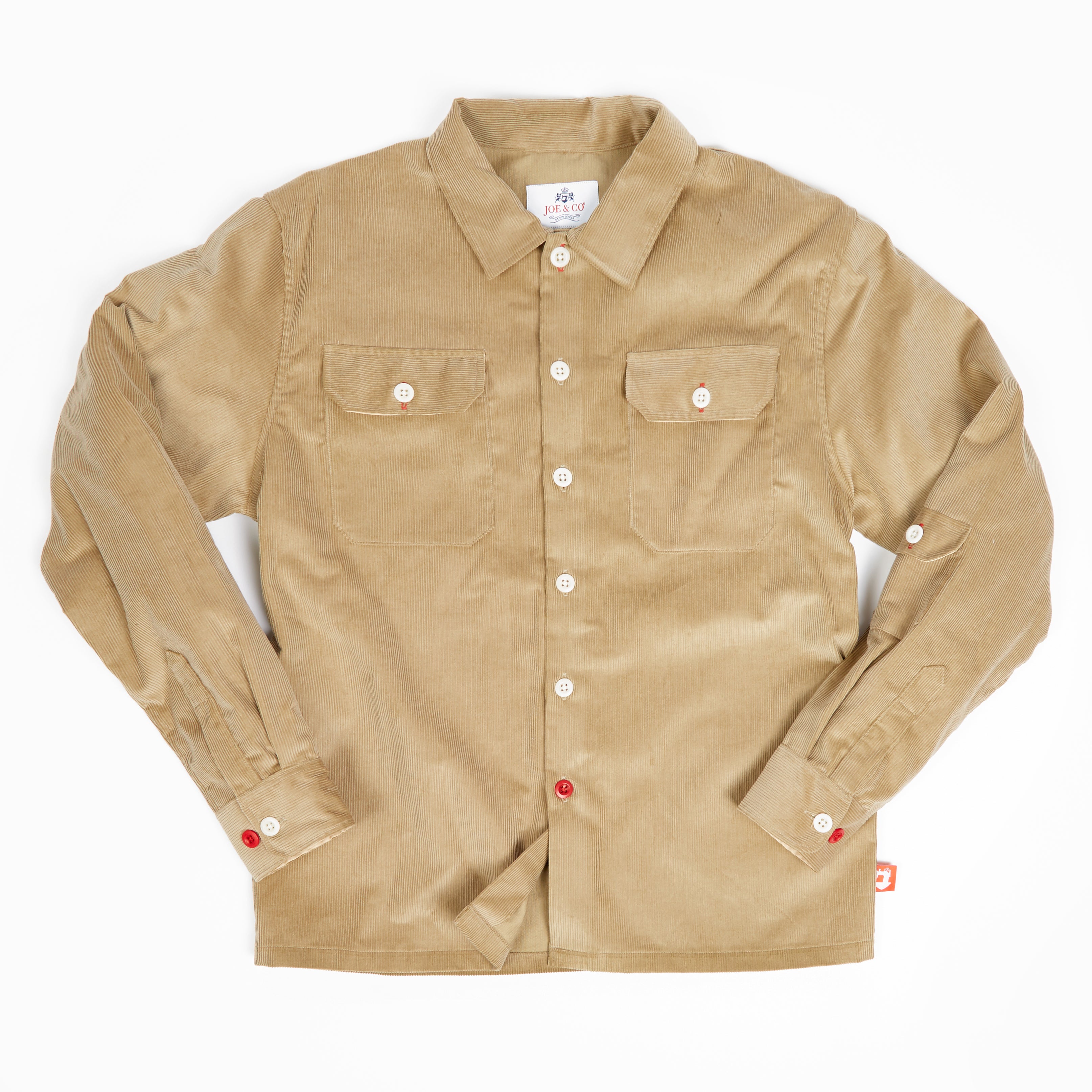 Paxton 20 Camel cordury over shirt – Joe & Co Denim / Apparel